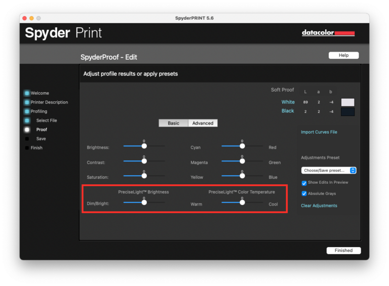 Advanced Editing in Spyder Print - Datacolor Spyder