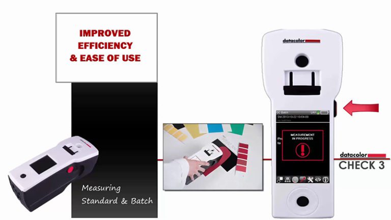 Check 3 Spectrophotometer for Color Measurement | Datacolor